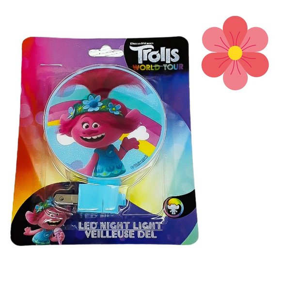 Trolls | Accessories | Trolls World Tour Led Nightlight Kids Room Decor ...